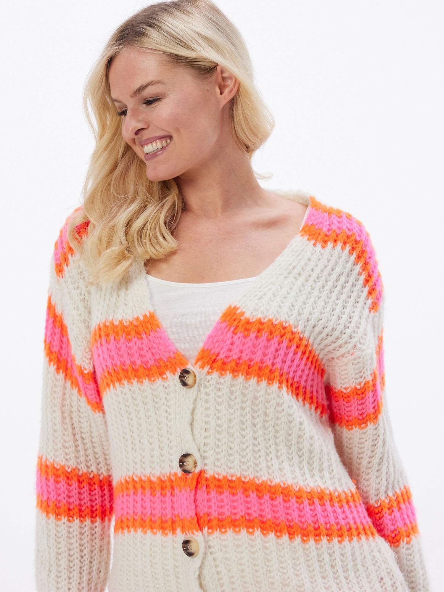 Cardigan Neon Streifen - Fashion - Accessoire Boutique - Marken